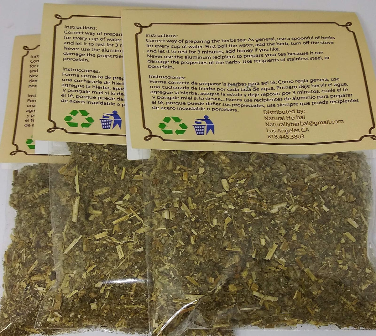 Organic herbal detox tea blend