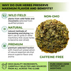 Organic herbal detox tea blend