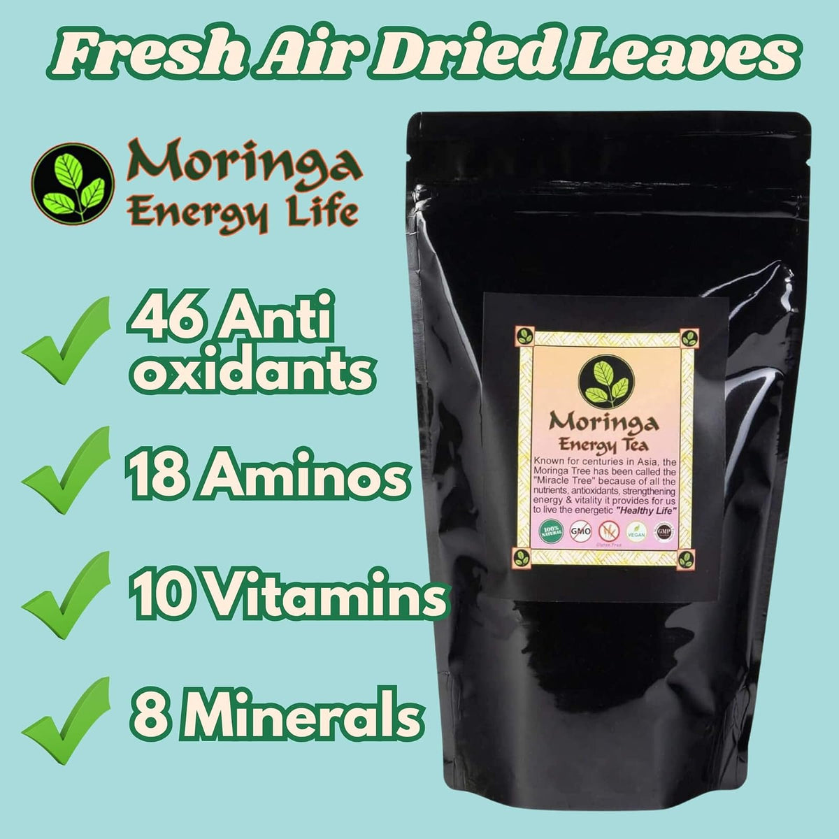 Organic herbal detox tea blend