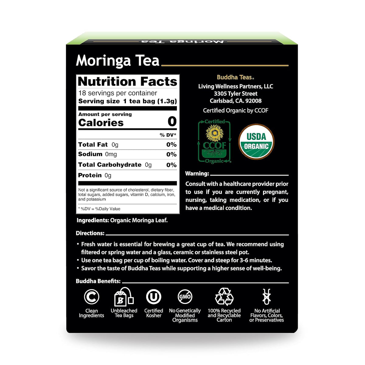 organic herbal detox tea blend