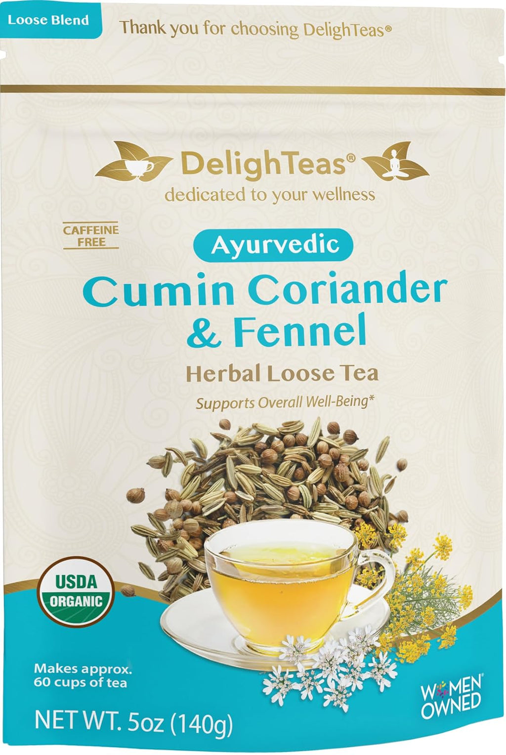 organic herbal detox tea blend