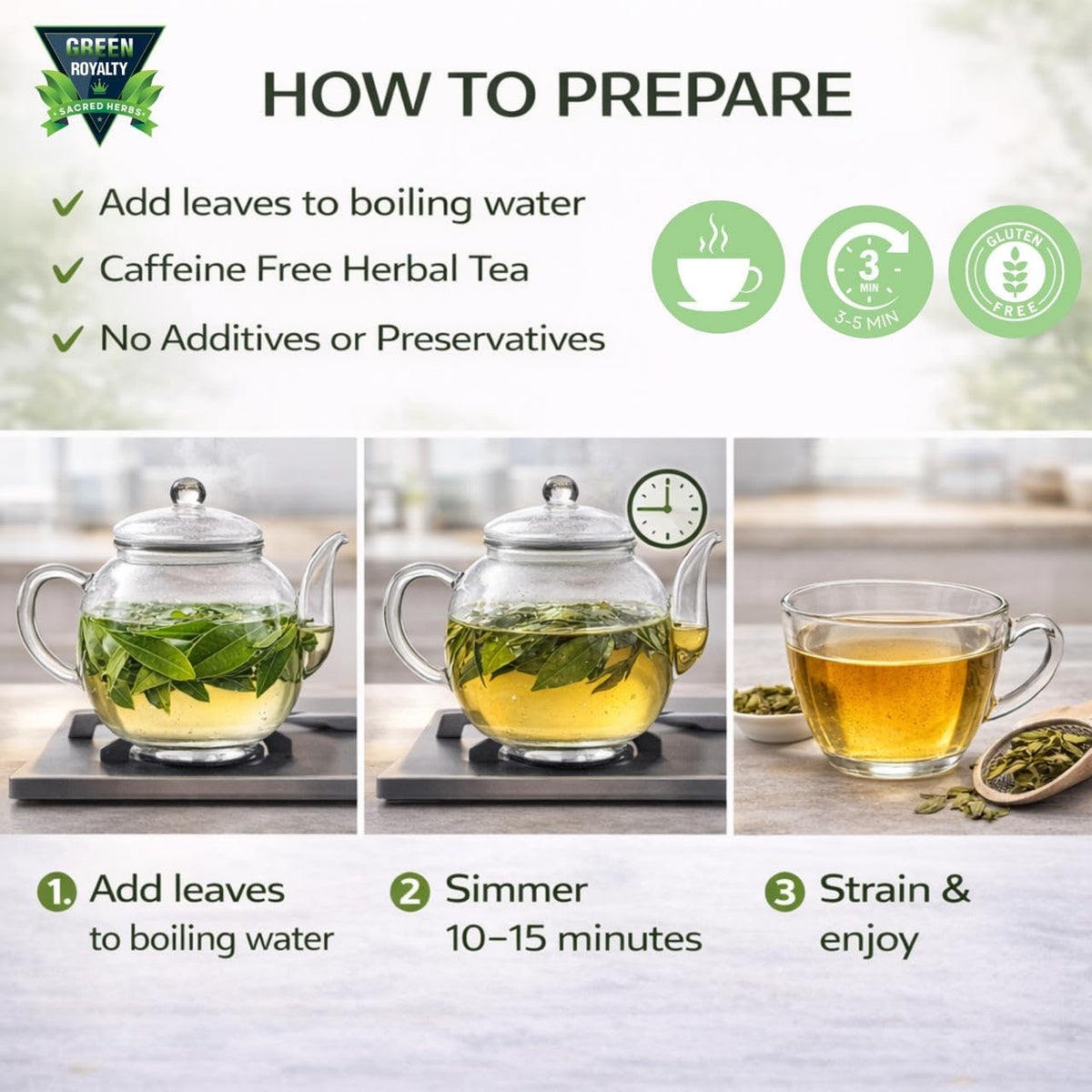 organic herbal detox tea blend