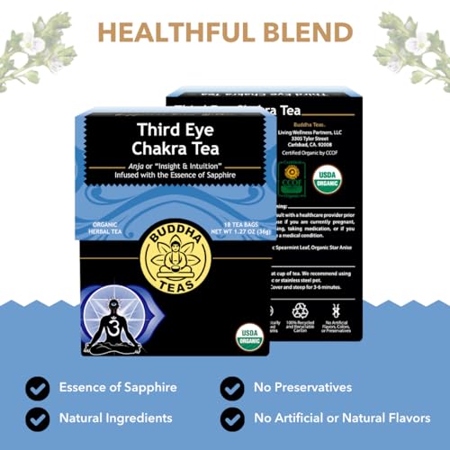 Organic herbal detox tea for clarity