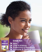 Organic herbal detox tea option