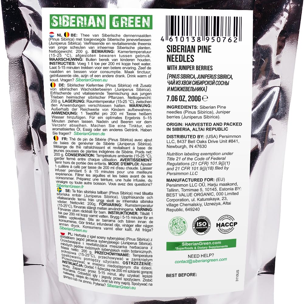 Organic herbal detox tea