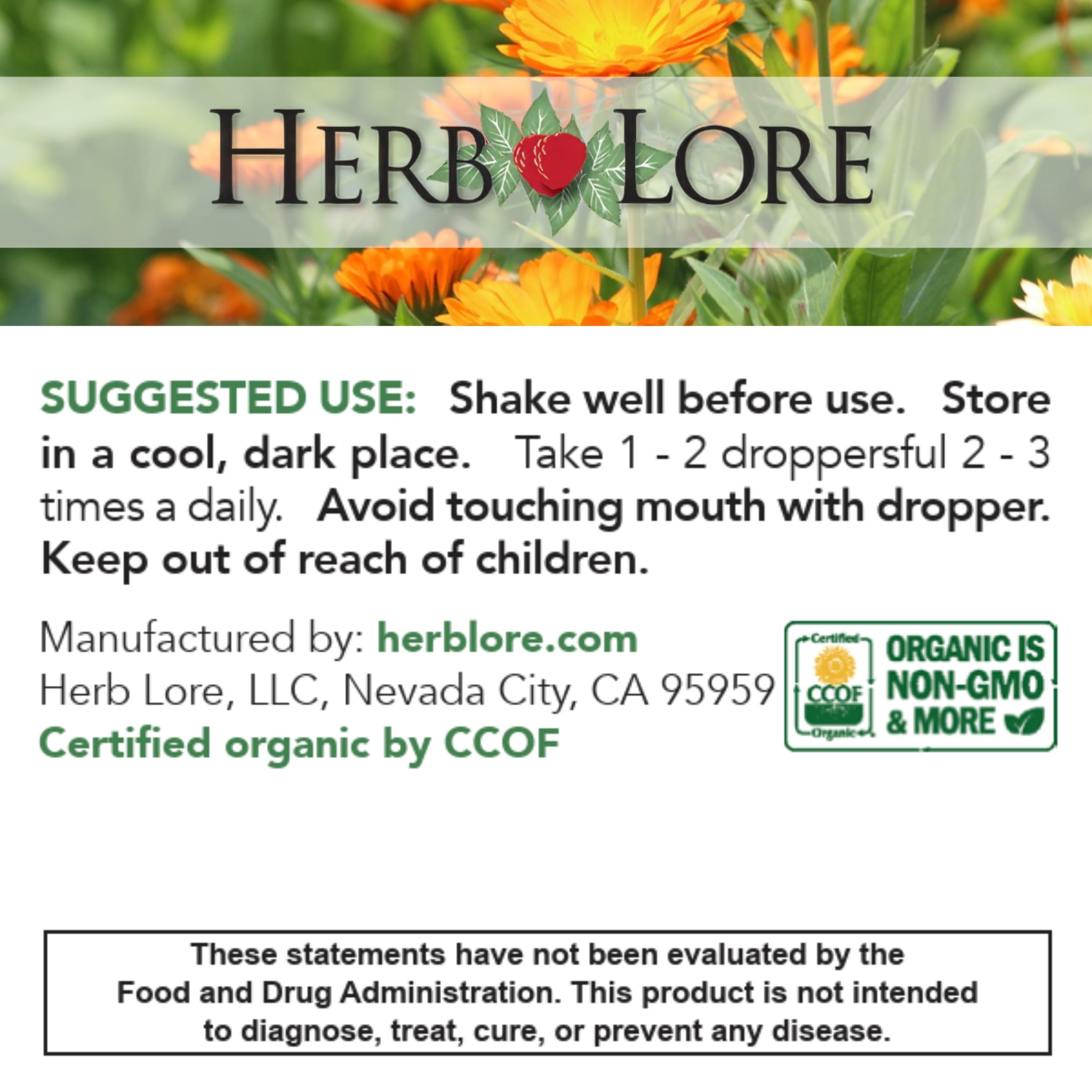 organic herbal extract for balance
