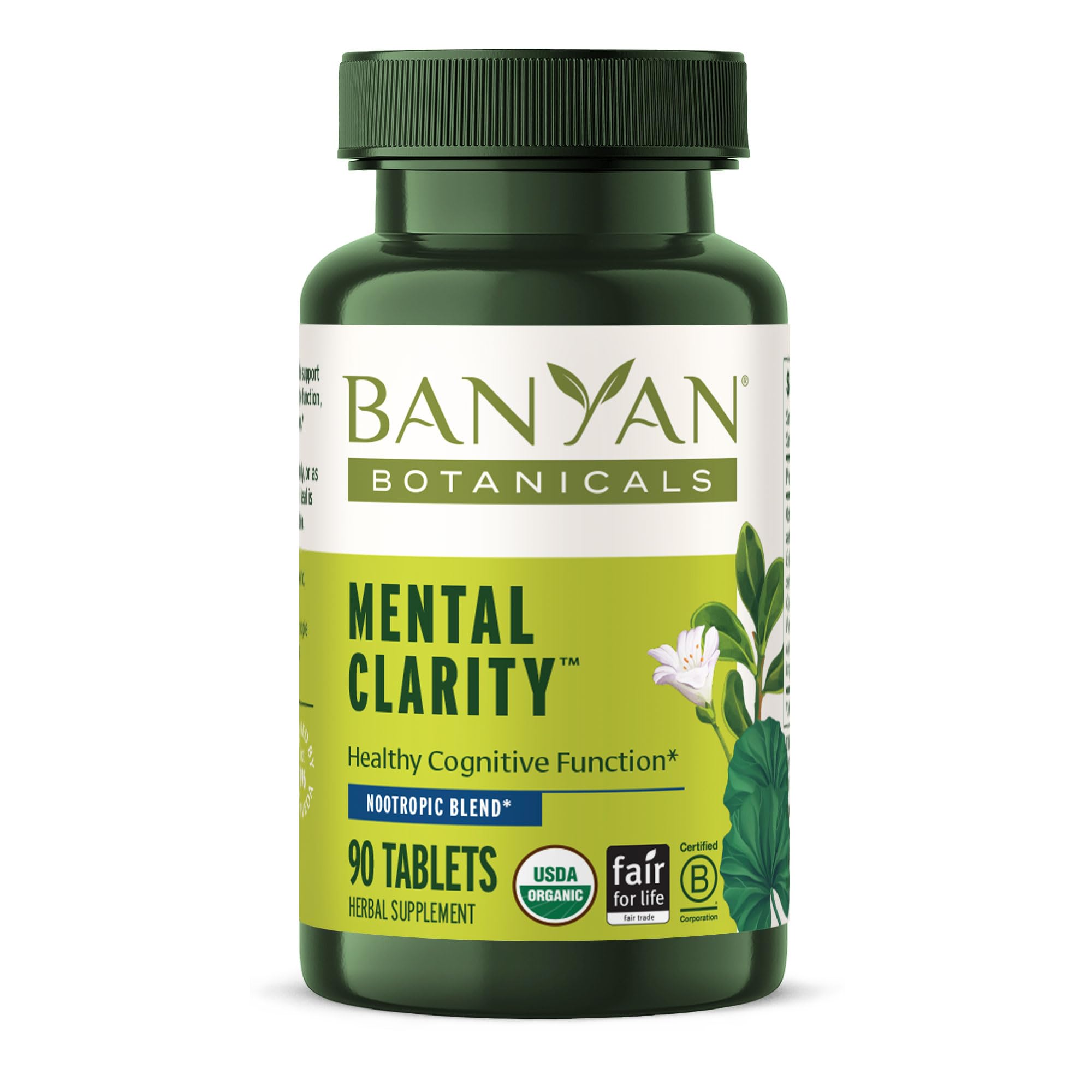 organic herbal focus tablets for alertness