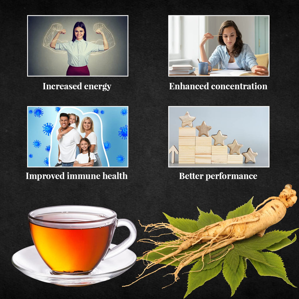 organic herbal ginseng tea blend