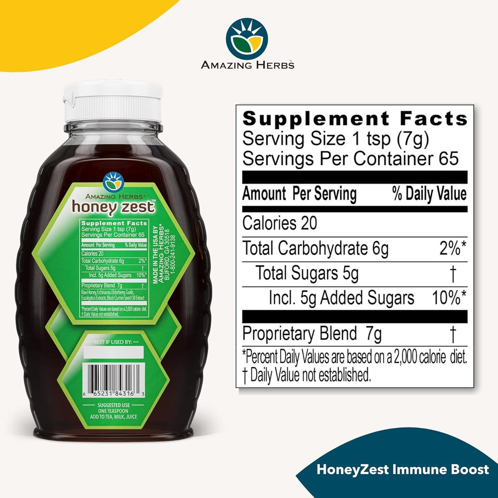 Organic herbal honey for wellness