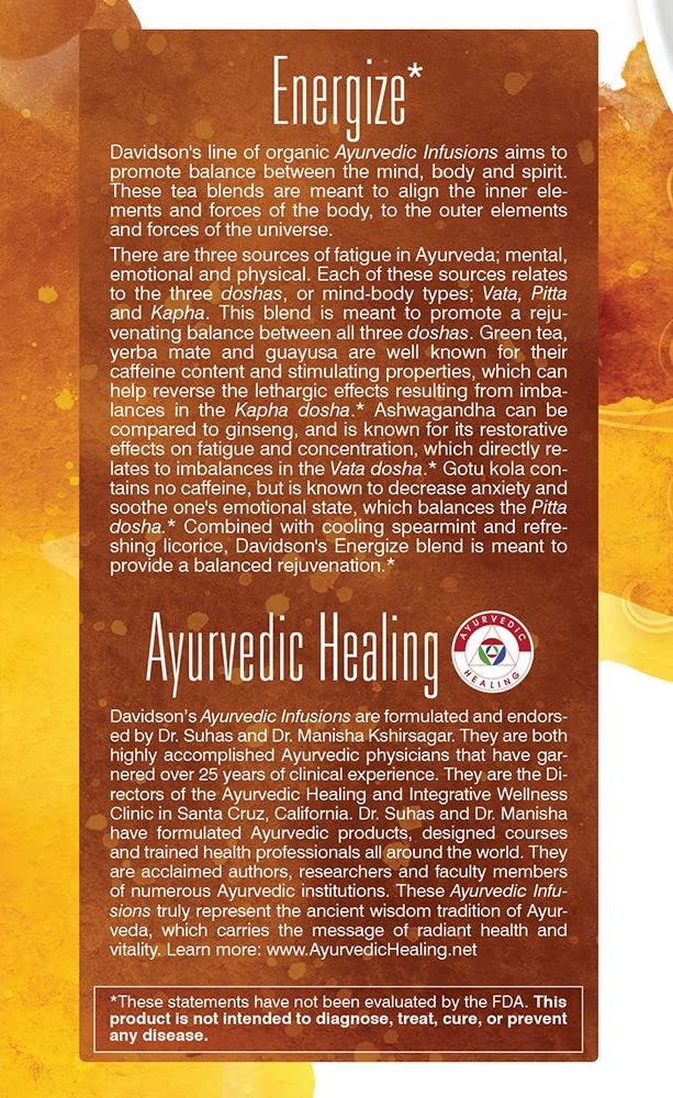 Organic herbal infusion for wellness