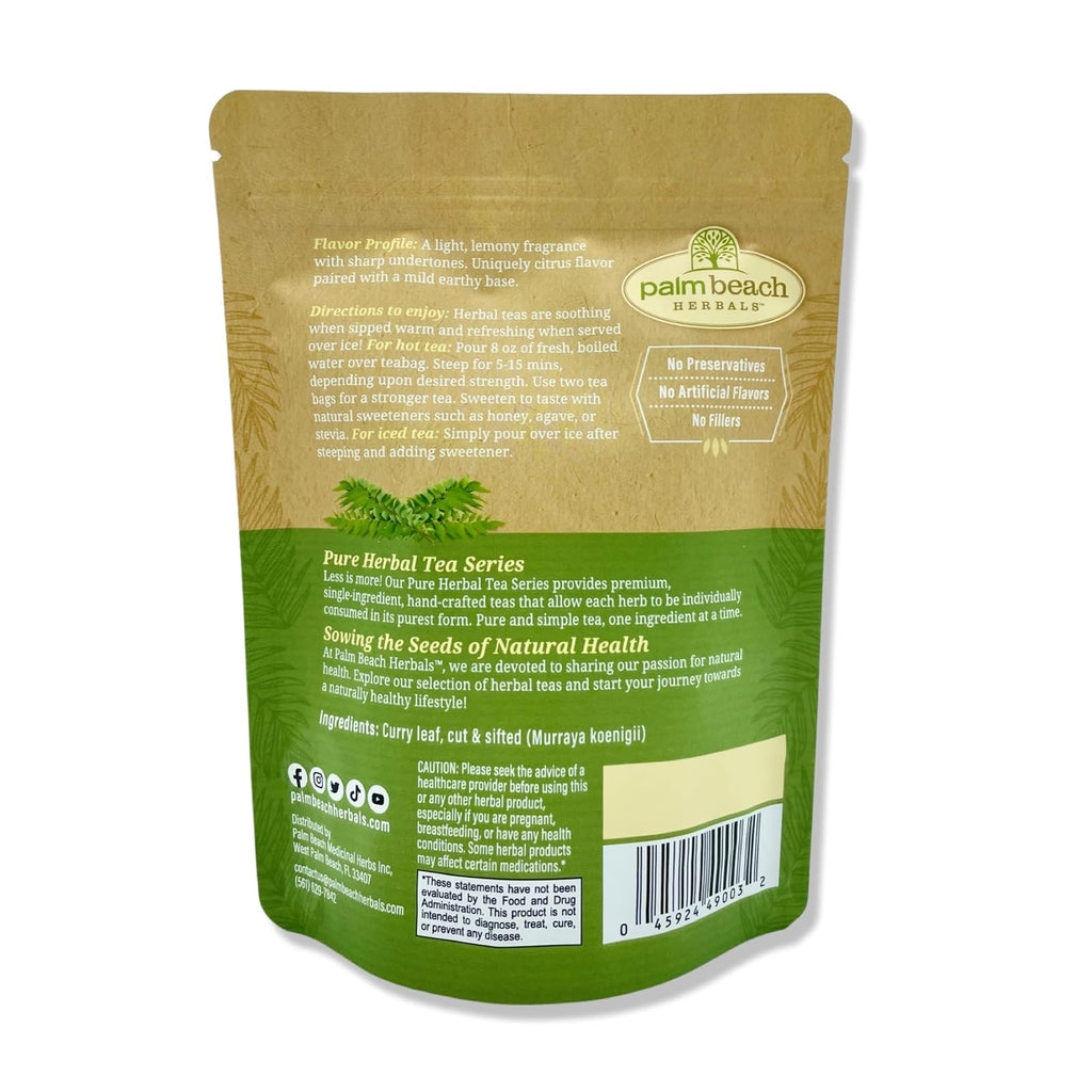 Organic herbal infusion tea bags