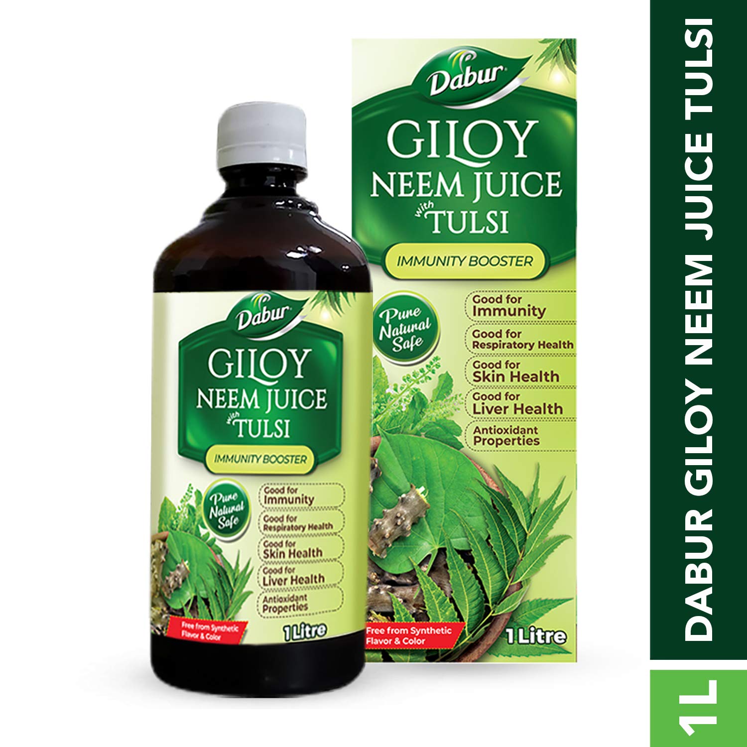 Organic herbal juice with Tulsi