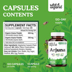 Organic herbal supplement for heart health
