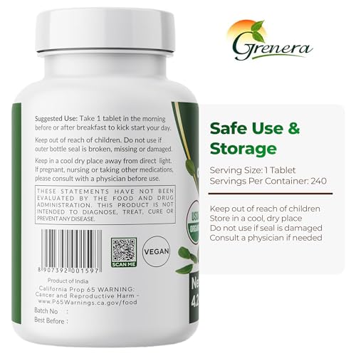 organic herbal supplement for vitality