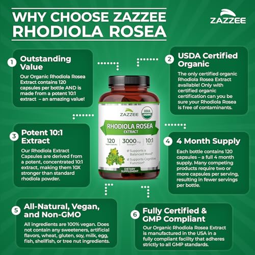 Organic herbal supplement for vitality