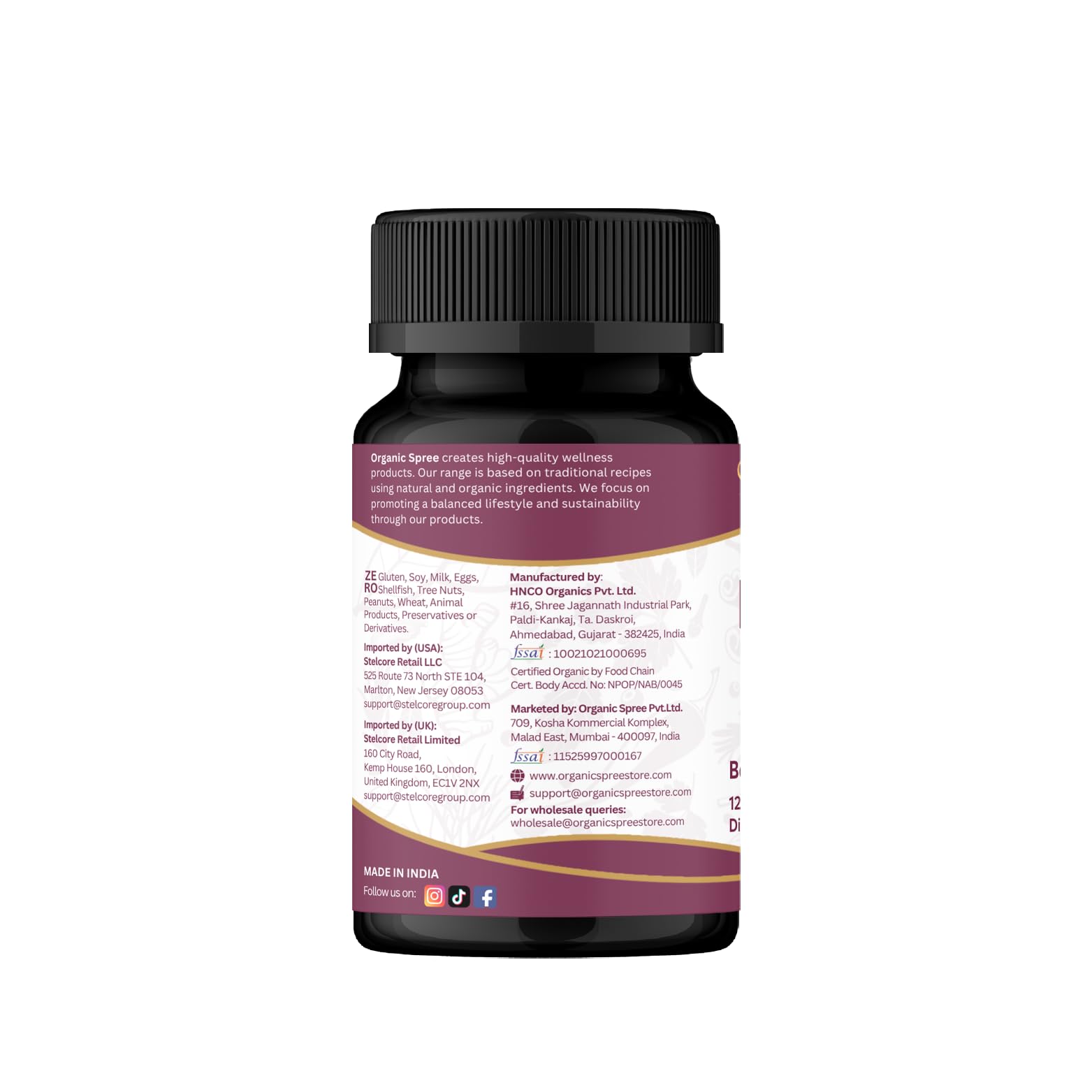 organic herbal supplements for vitality