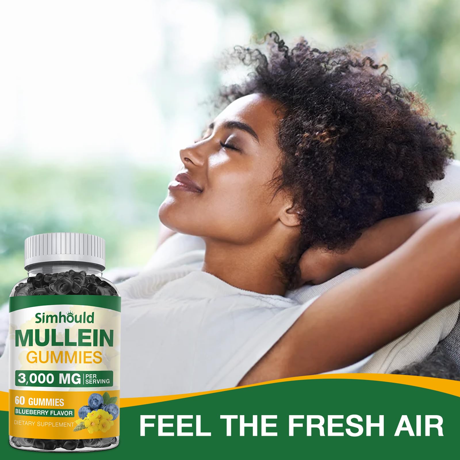 organic herbal support with mullein