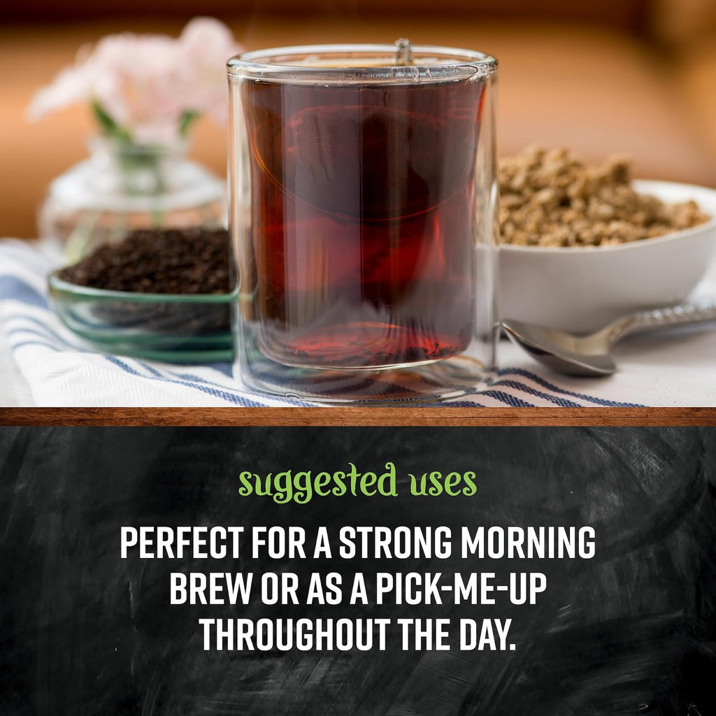 organic herbal tea for a refreshing start