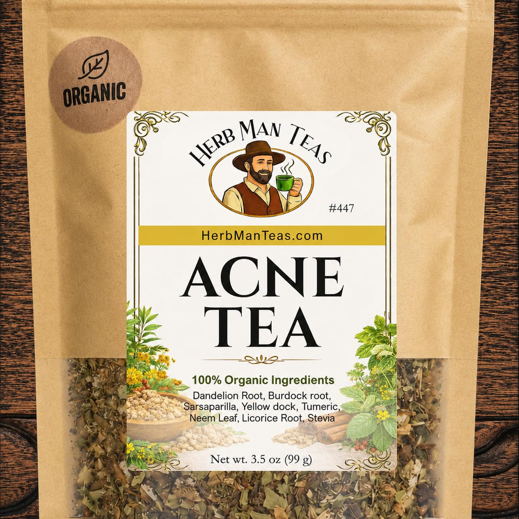 organic herbal tea for acne