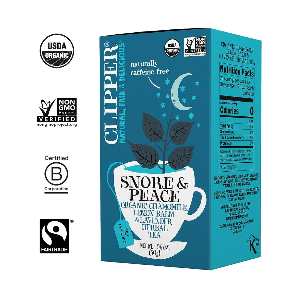 organic herbal tea for better sleep