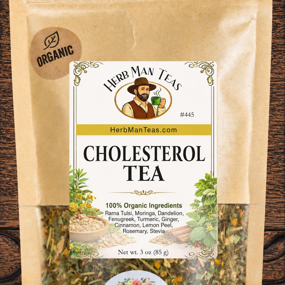 organic herbal tea for cholesterol