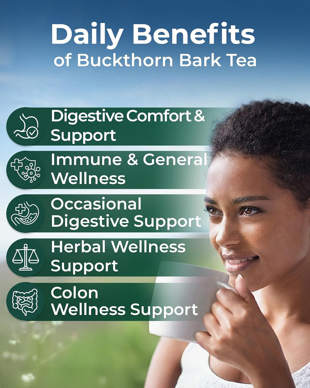 Organic herbal tea for detox