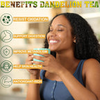 Organic herbal tea for detox