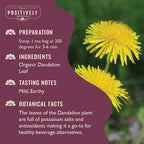 Organic herbal tea for detox