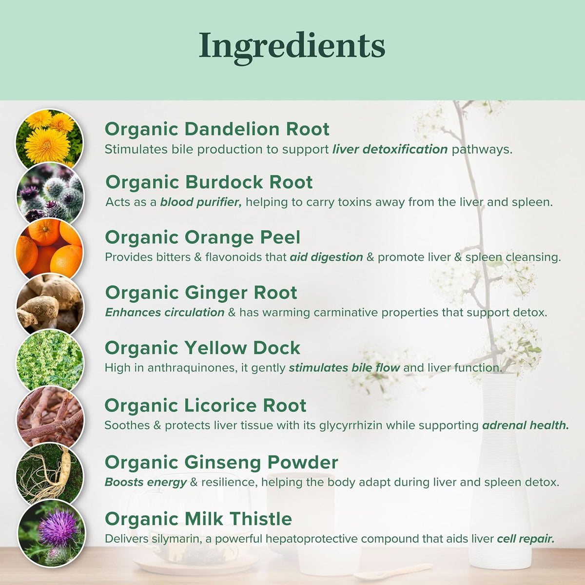 organic herbal tea for detox