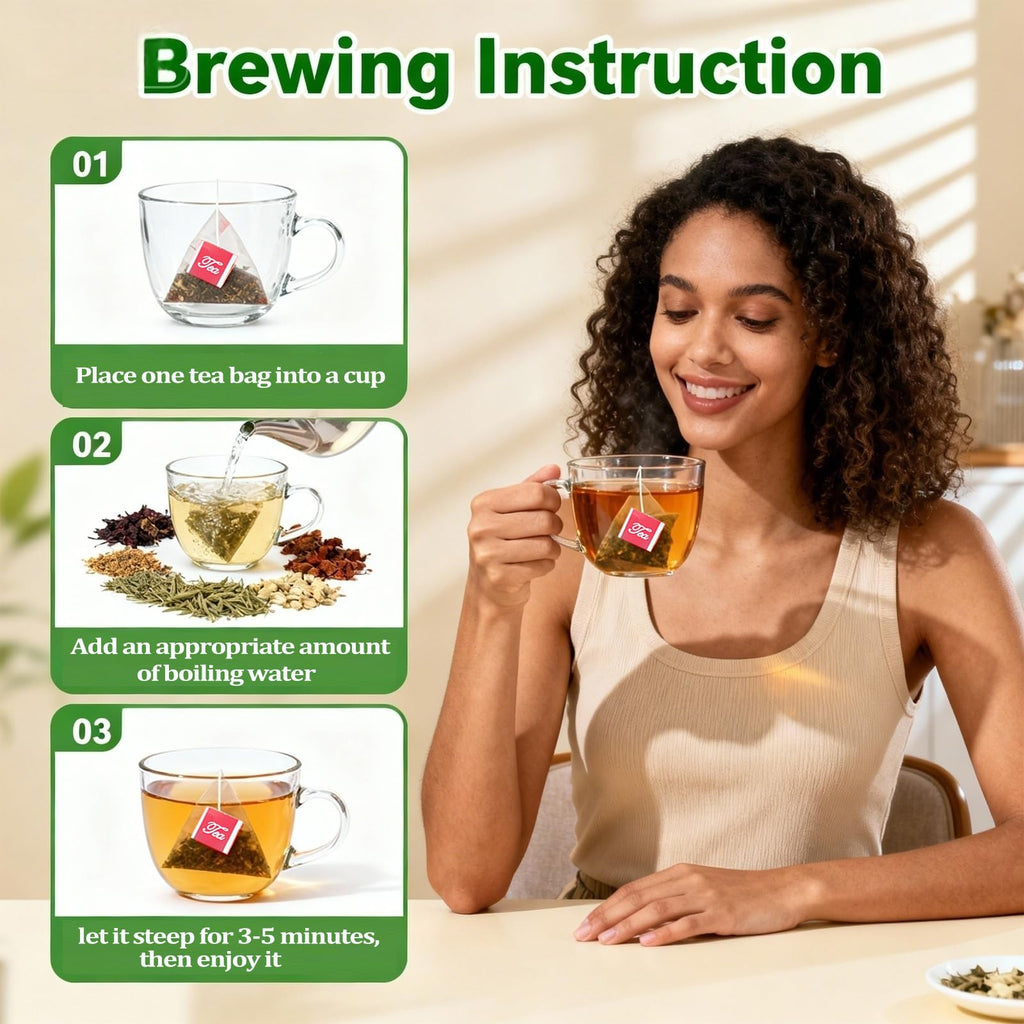 Organic herbal tea for detoxification