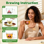 Organic herbal tea for detoxification