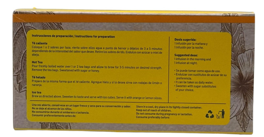 Organic herbal tea for digestion
