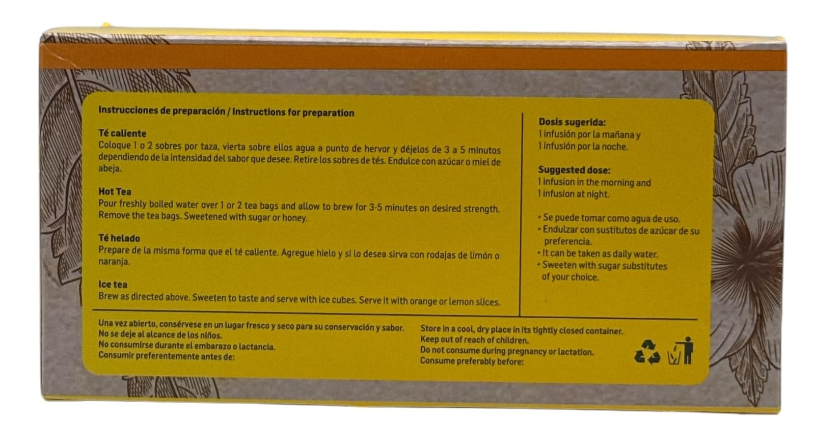 Organic herbal tea for digestion