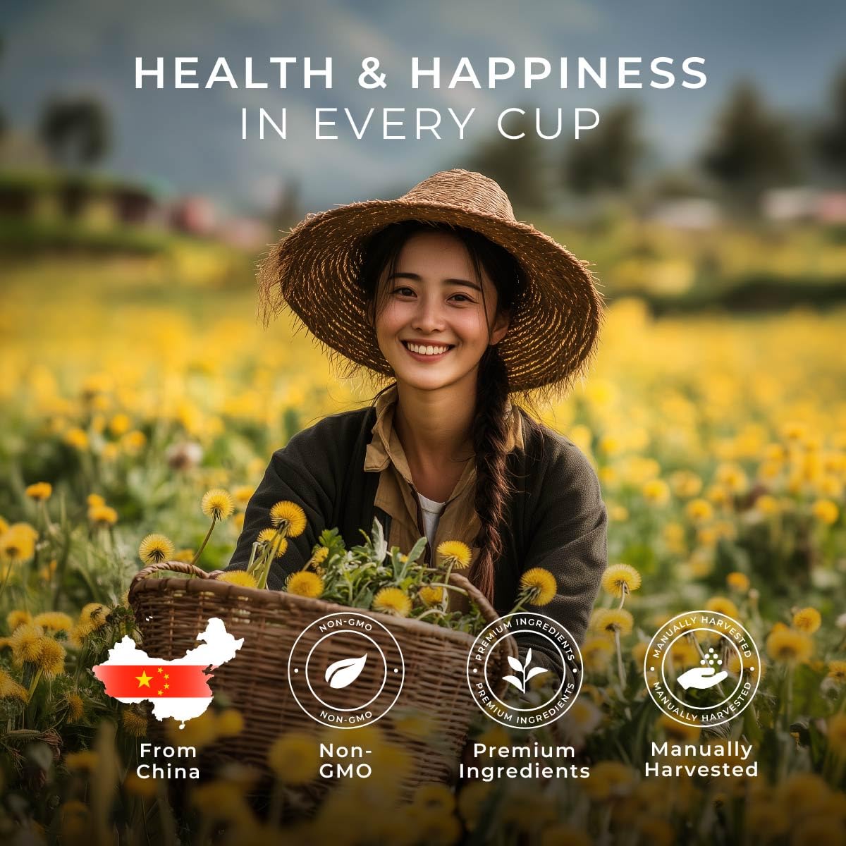 Organic herbal tea for digestion