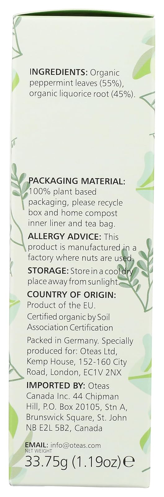 organic herbal tea for digestion