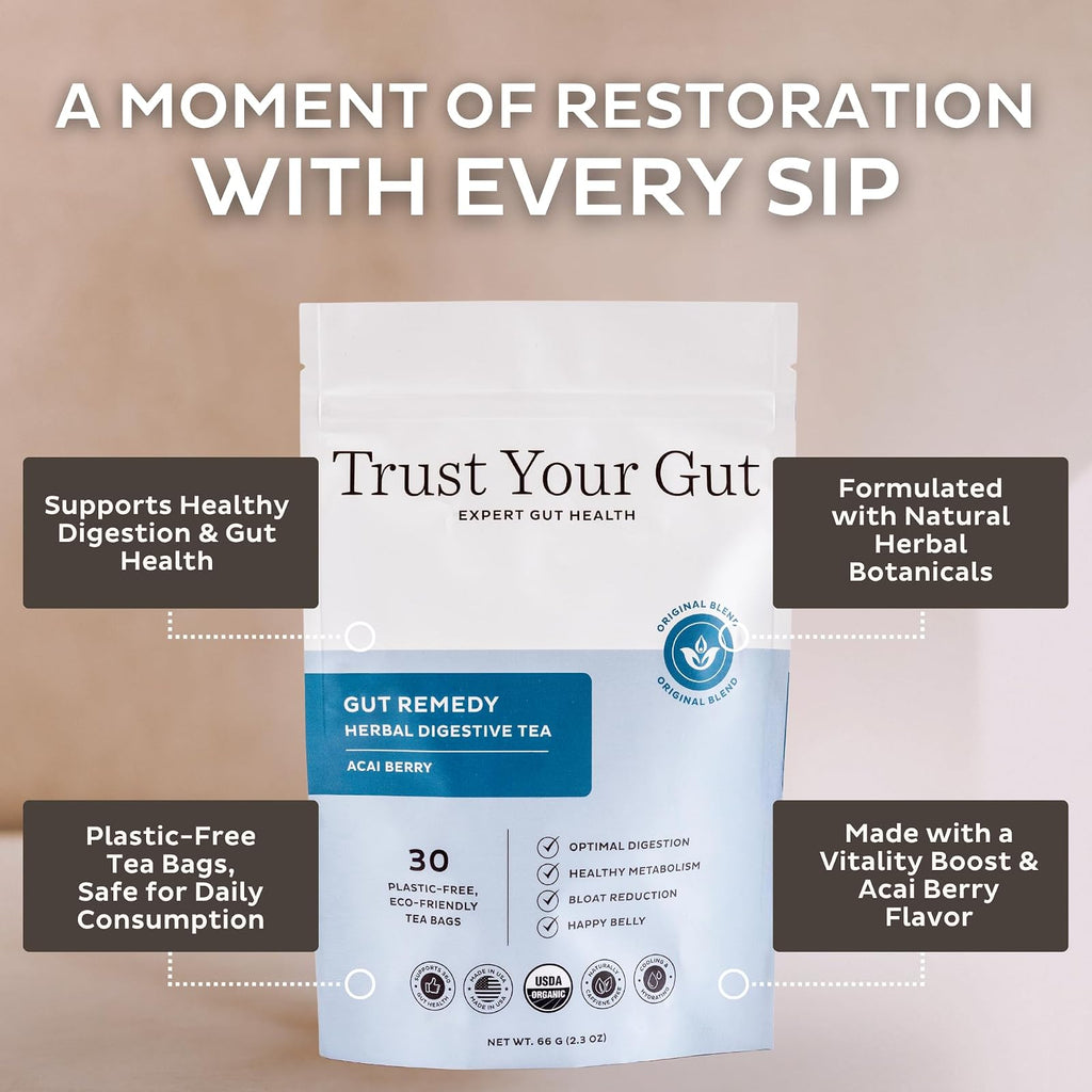 Organic herbal tea for digestive health
