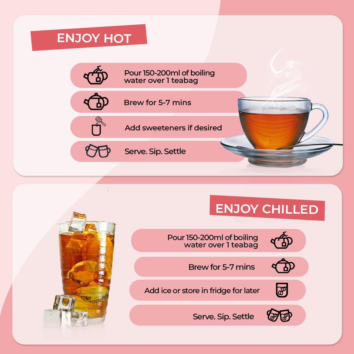 Organic herbal tea for energy boost