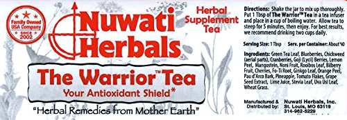 Organic herbal tea for energy