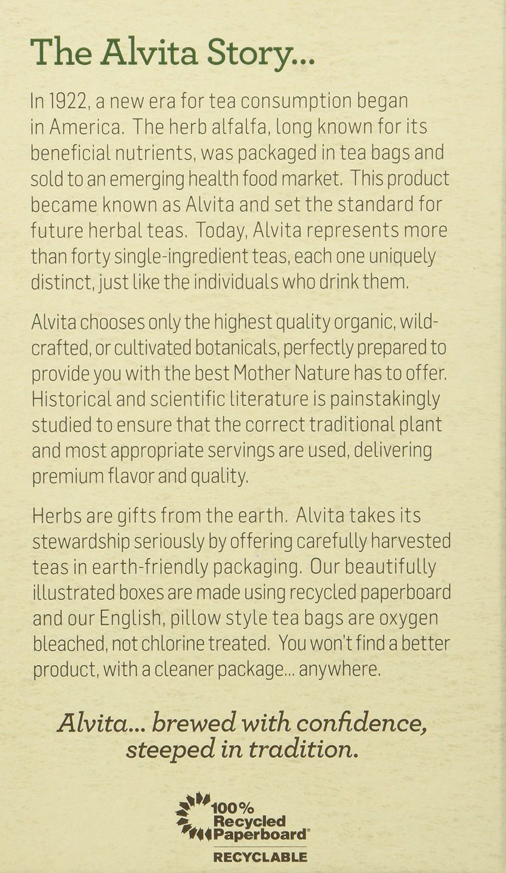 Organic herbal tea for heart health
