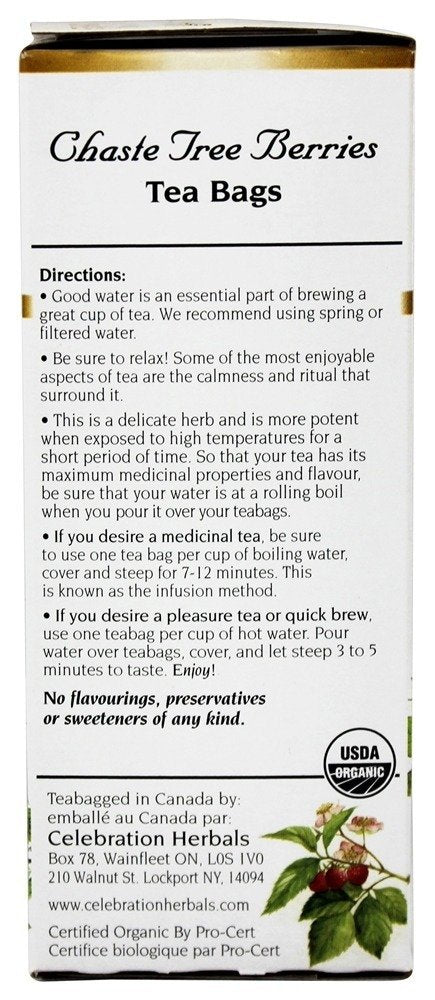 Organic herbal tea for hormonal balance