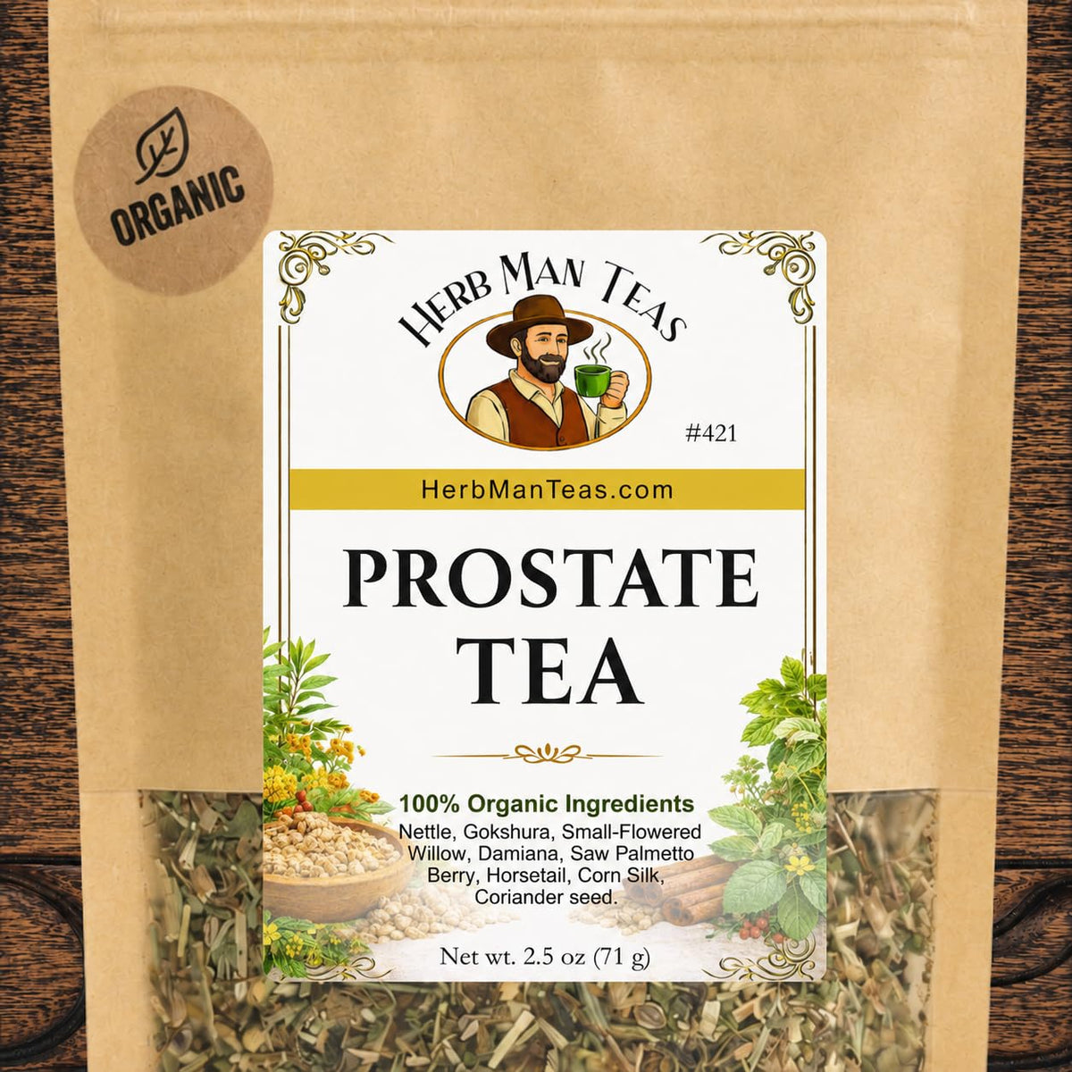 organic herbal tea for men