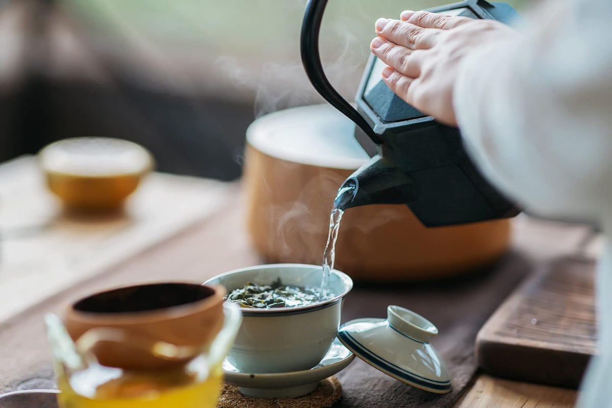 Organic herbal tea for relaxation