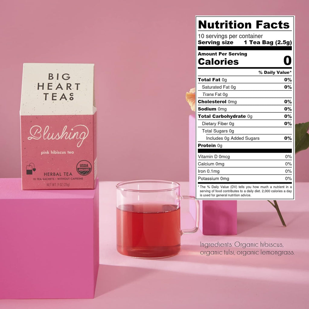 Organic herbal tea for soothing moments