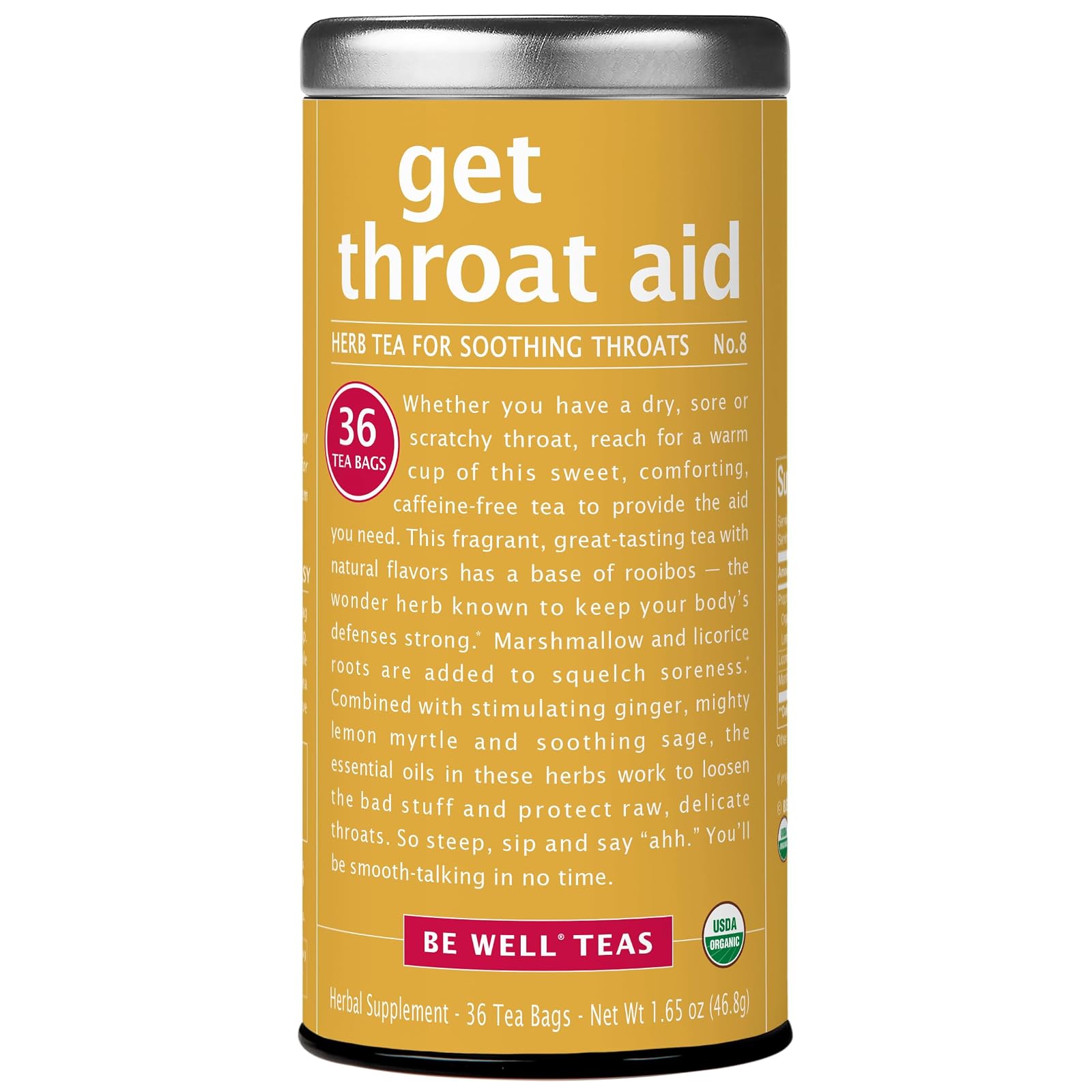 organic herbal tea for soothing