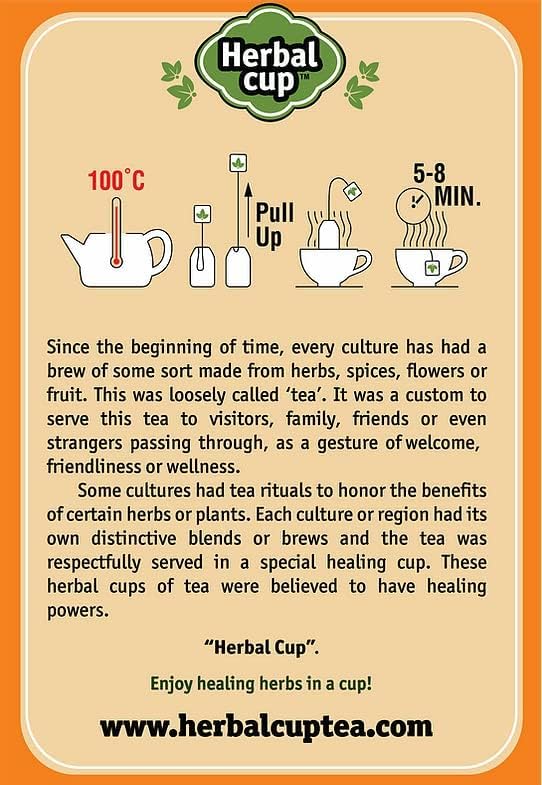 Organic herbal tea for wellness