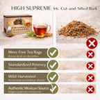 Organic herbal tea for wellness
