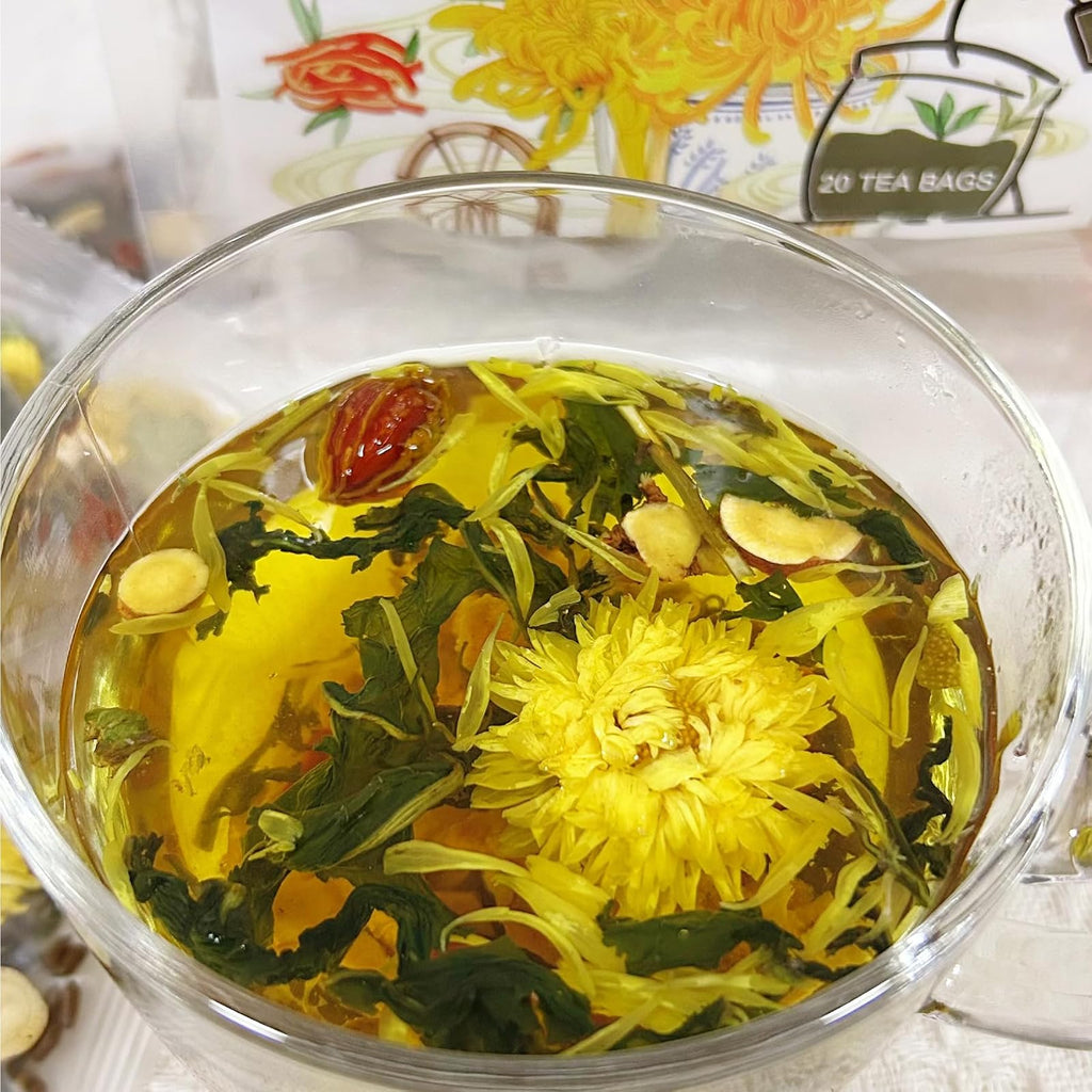Organic herbal tea for wellness