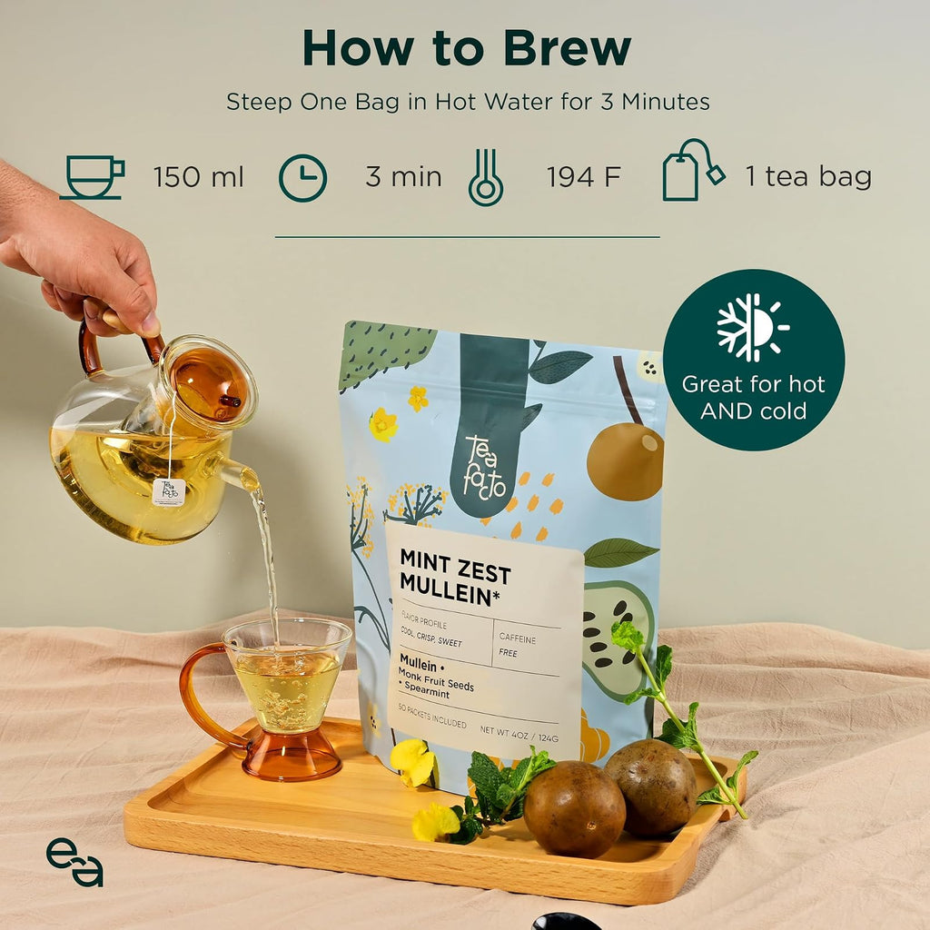 Organic herbal tea for wellness