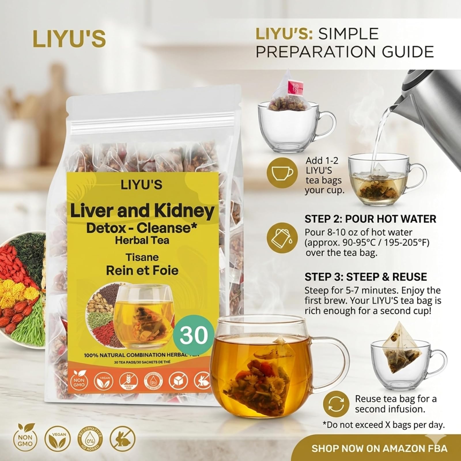 organic herbal tea for wellness