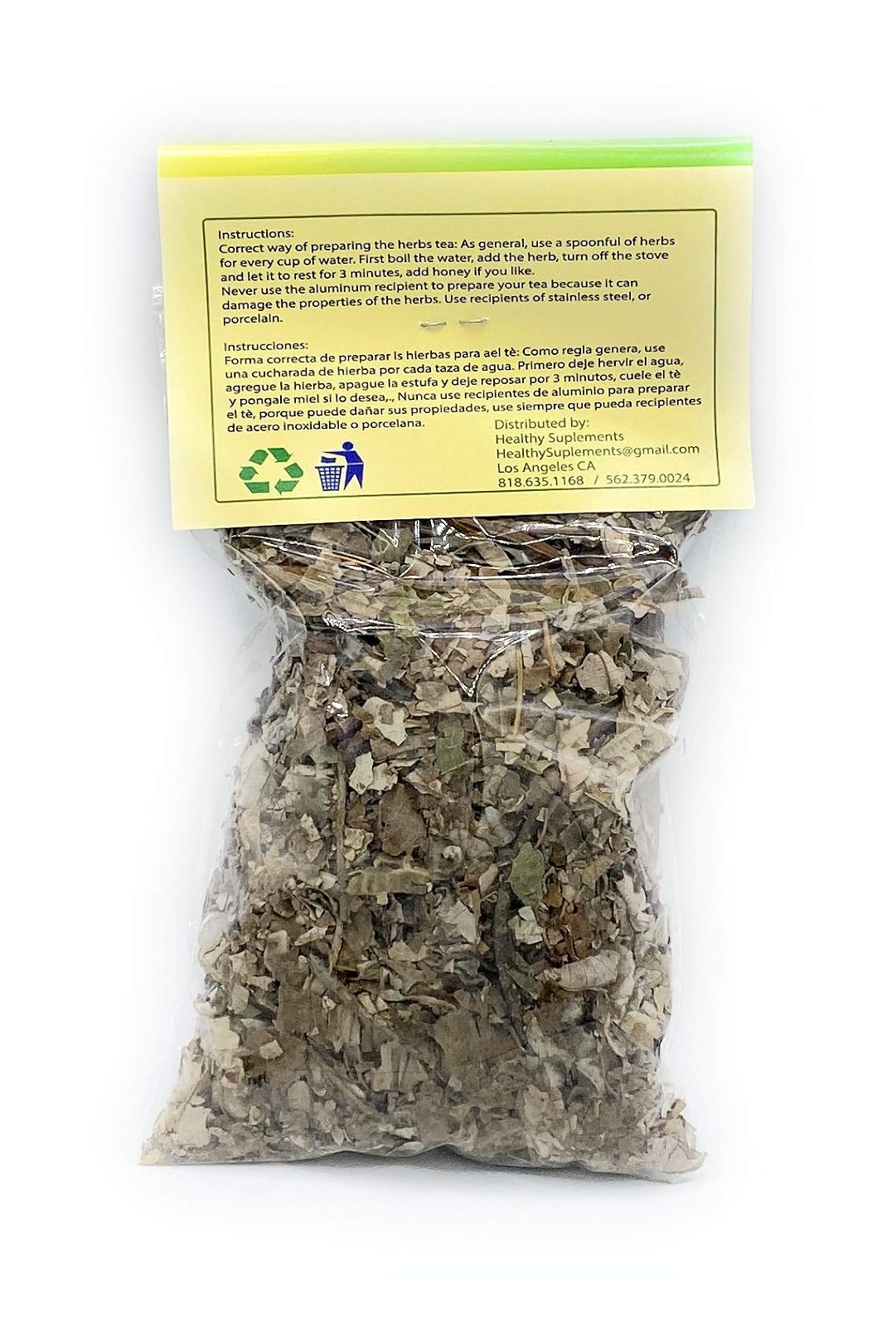 Organic herbal tea for wellness